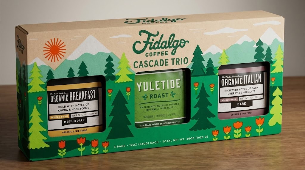 Cascade Trio 12oz Box • Fidalgo Coffee